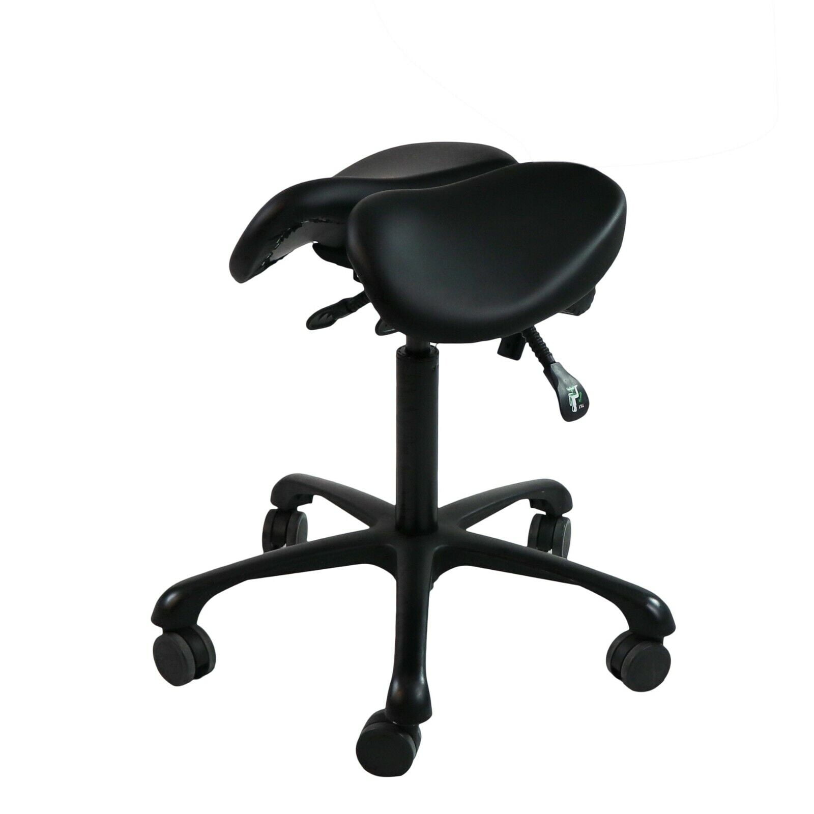 Master Massage Berkeley Ergonomic Split Style Saddle Stool in Black ...