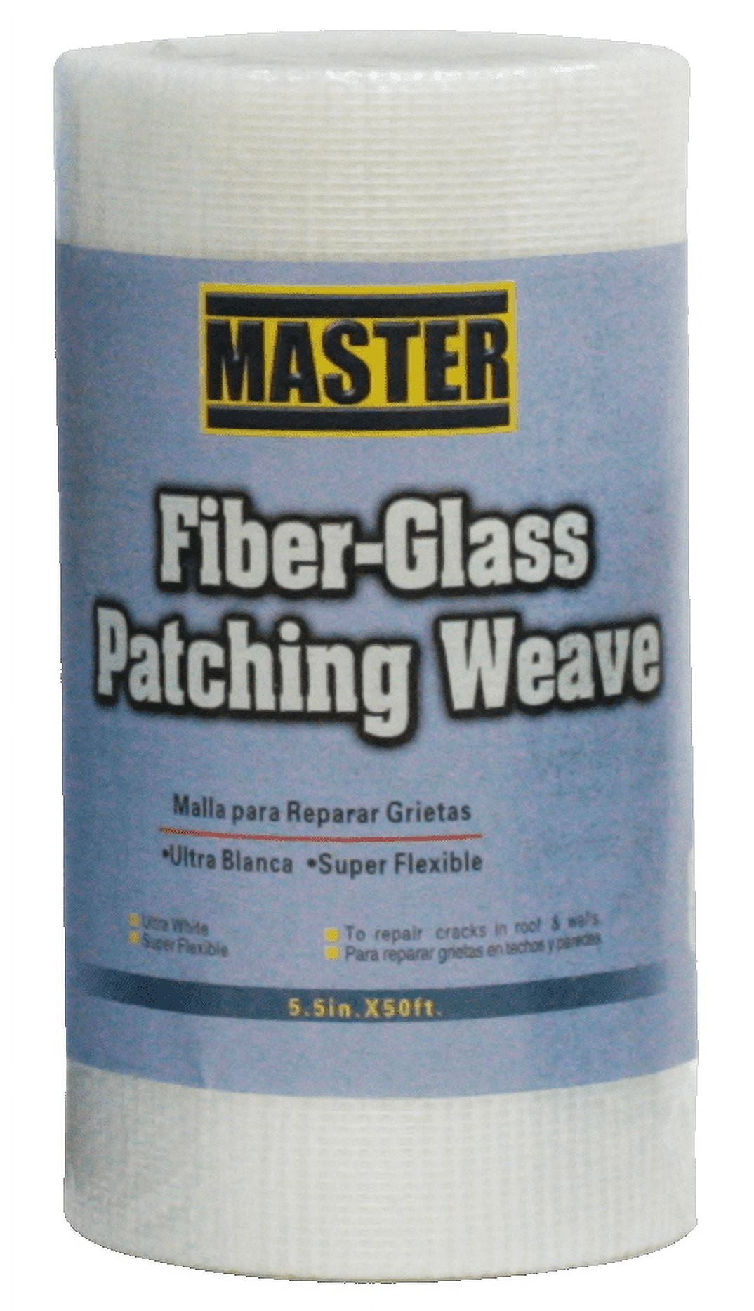 Masterflex Fiber-Glass Patching Weave Super White for Crack Repairs, 1 ...