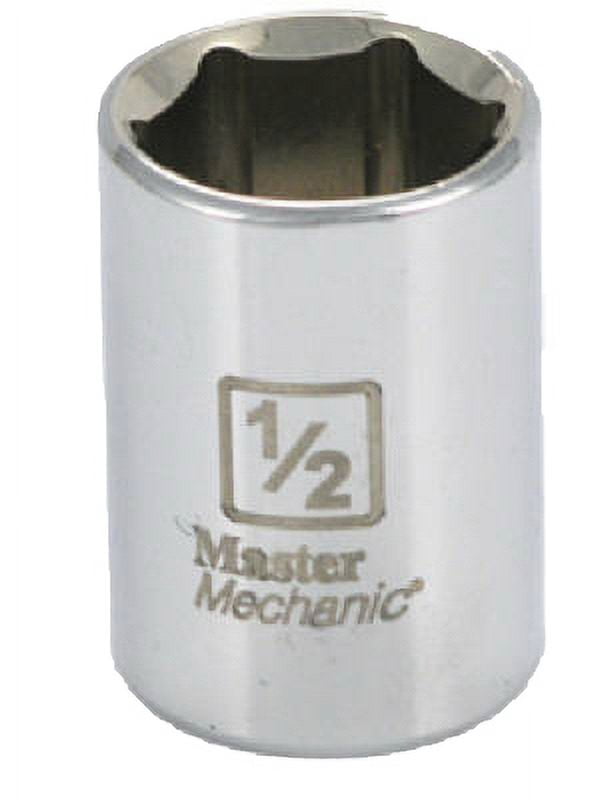 Master Mechanic 1/4" Drive 1/2" 6 Point Socket, Each - Walmart.com
