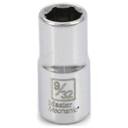 Master Mechanic TV0901438 90-Pc. Mechanics SAE/Metric Socket Tool Set, 1/4 & 3/8 In. Drive ...