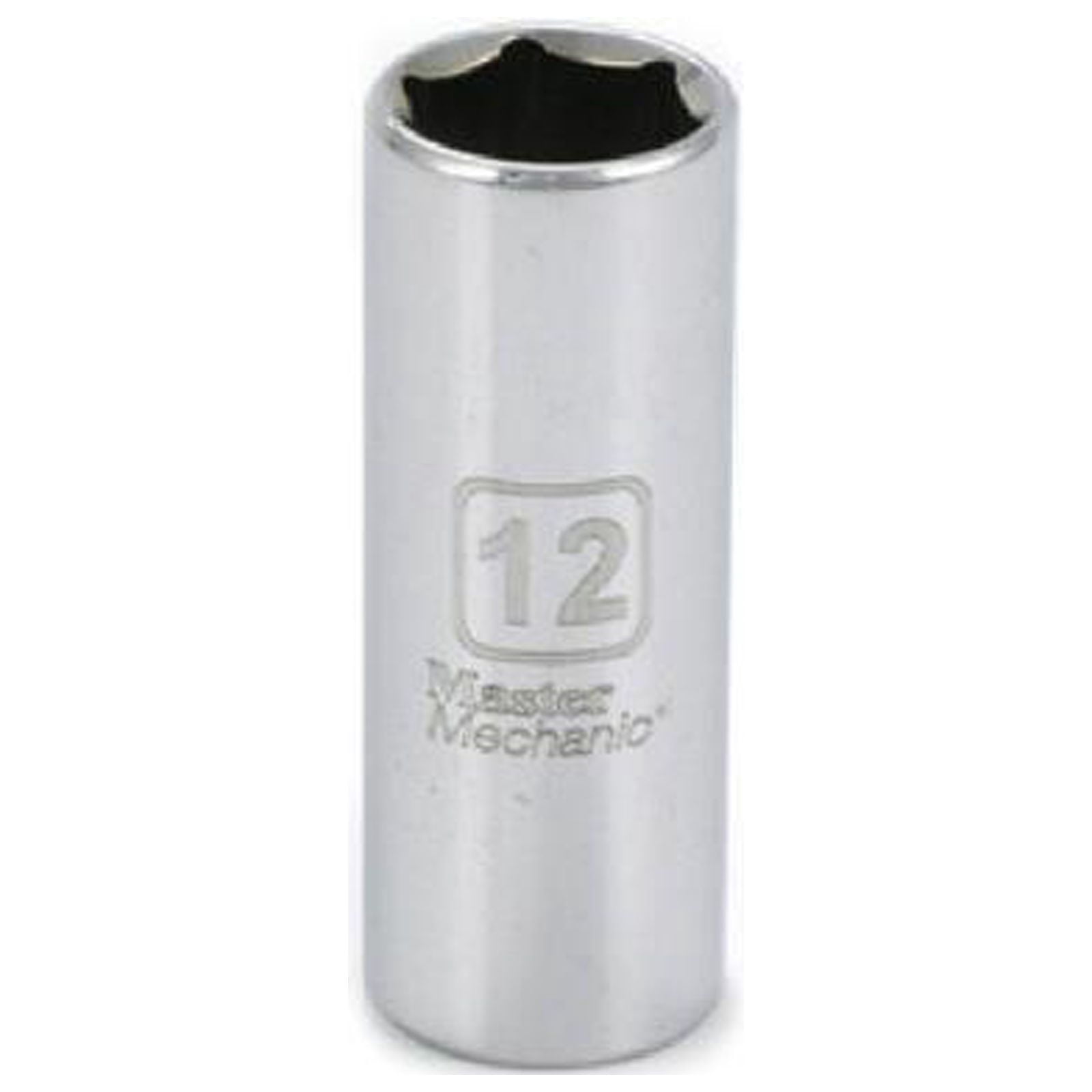 Master Mechanic 119800 Metric Deep Well Socket, 6-Point, 3/8 In. Drive, 12mm - Quantity 10 ...
