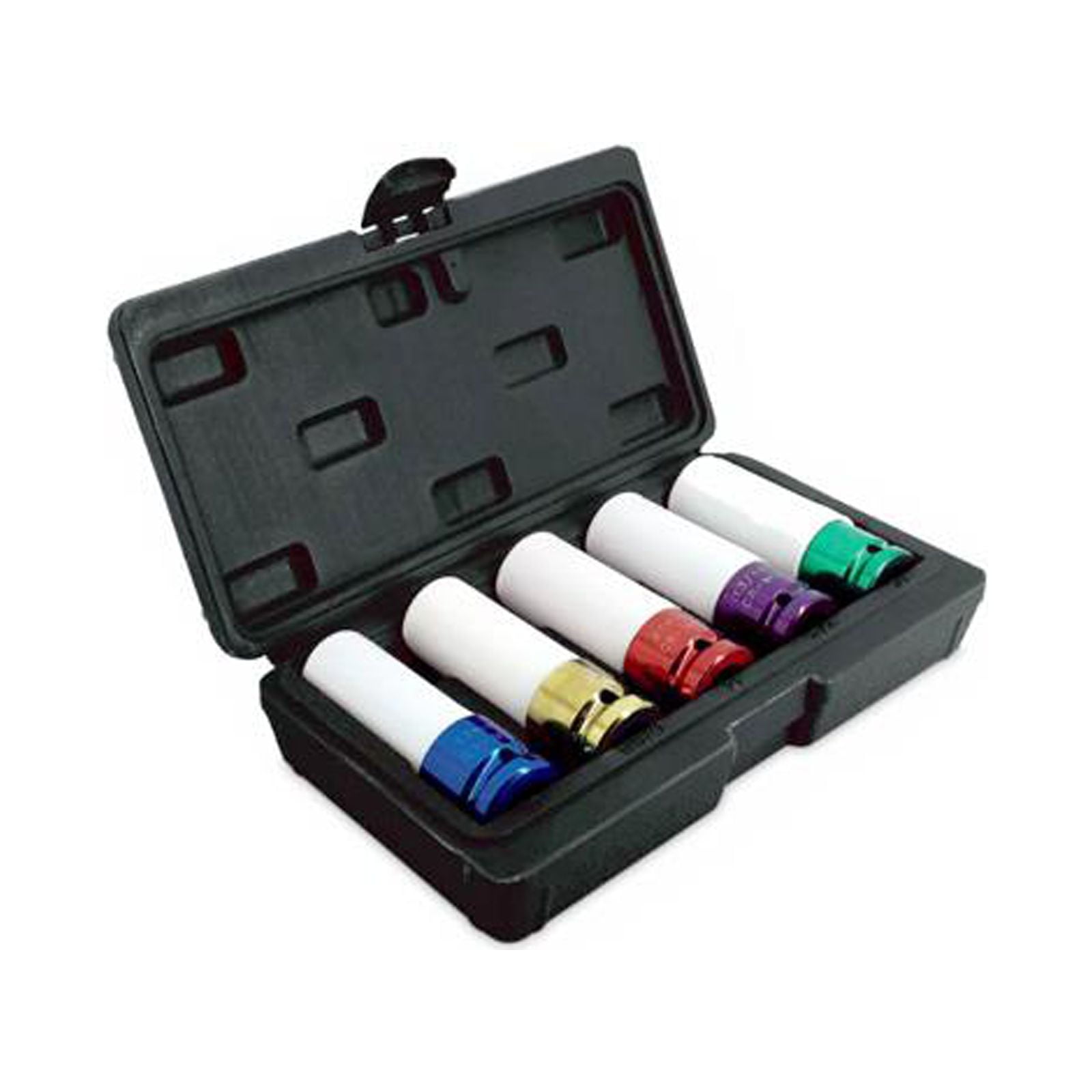 Master Mechanic 1204S328 Impact Socket Set, Thin Wall, 1/2-In., 5-Pc ...