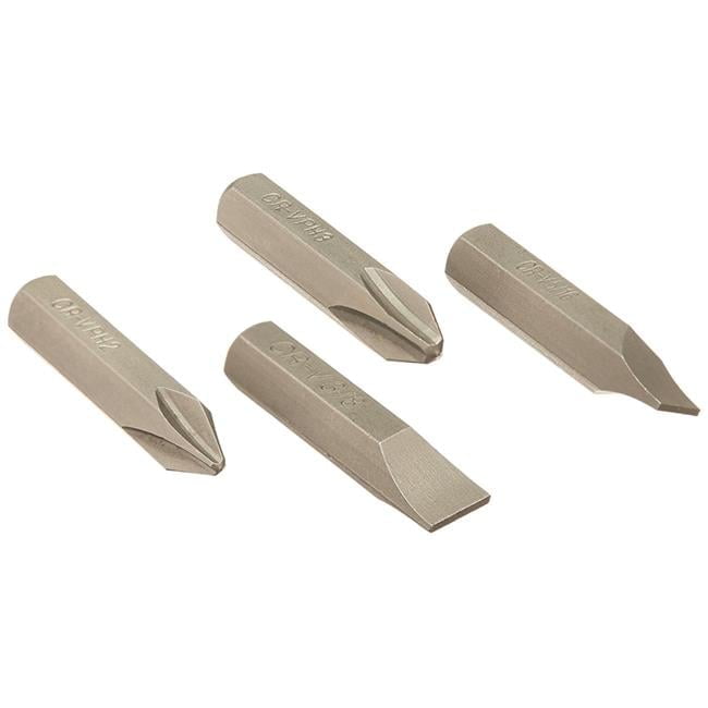 Master Mechanic 153896 Hand Impact Driver Insert Bit Set, 4- Piece ...