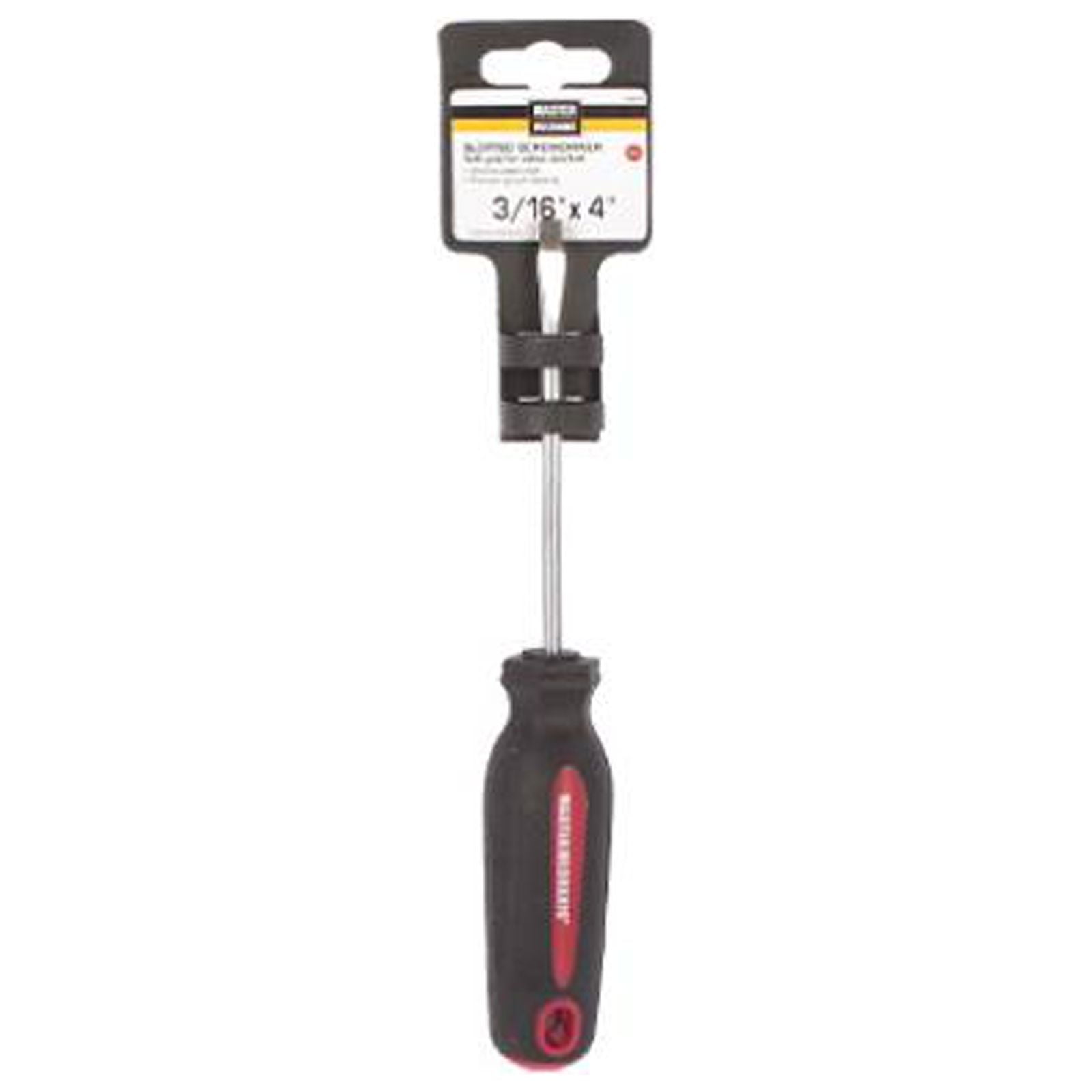 Master Mechanic 164978 Slotted Screwdriver, 3/16 x 4 In. - Quantity 6 ...