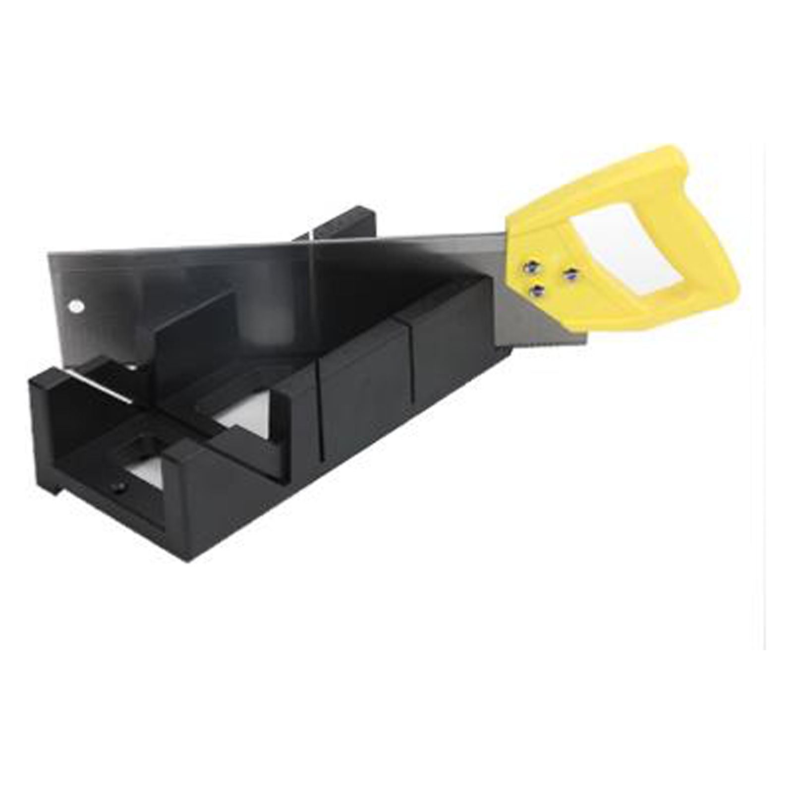 Master Mechanic 176-136 Miter Box With 14 In. Back Saw Kit, Plastic, 12 ...