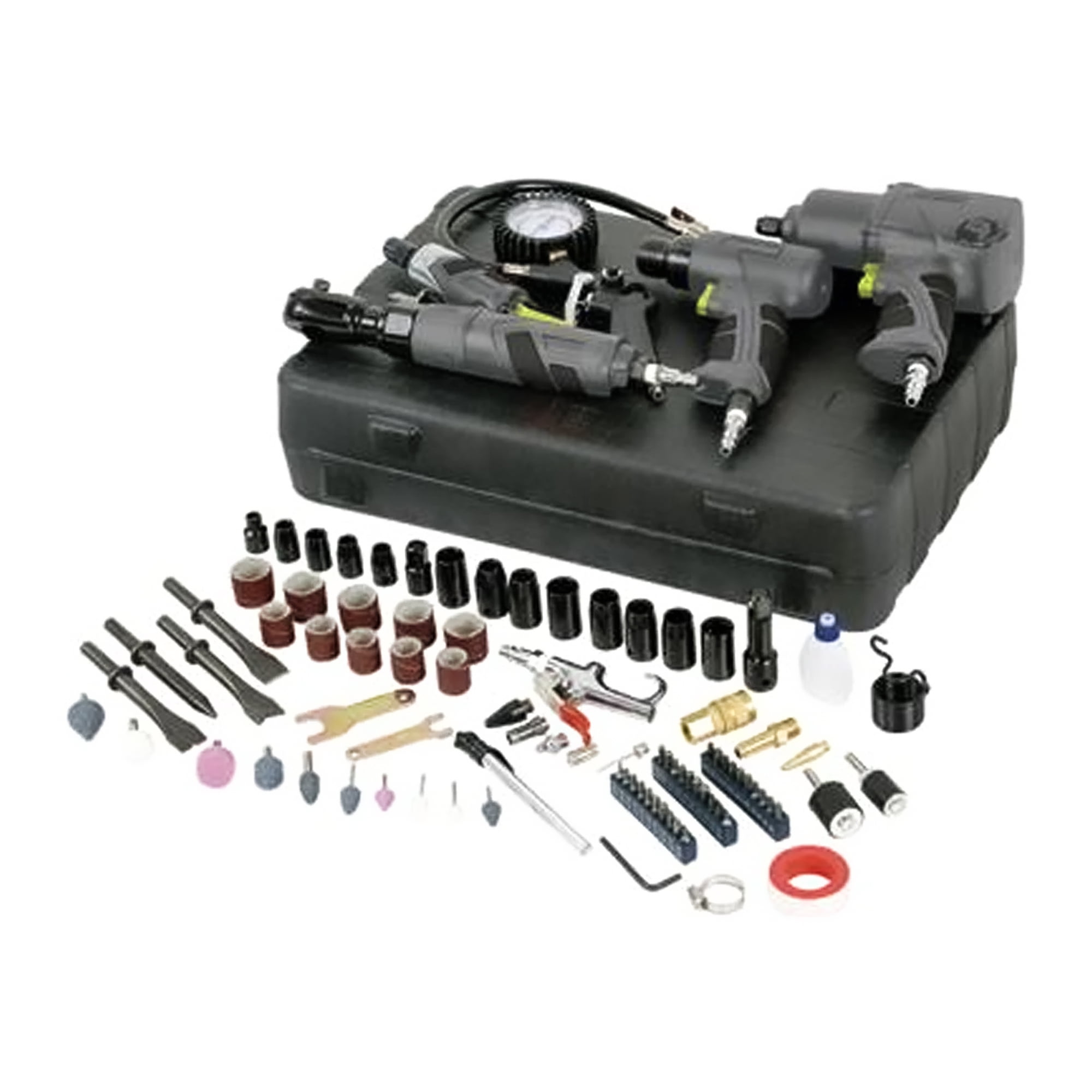 Master Mechanic, 18.50 x 13.30 x 4.50 Inches Air kit Tool Set, 100 ...