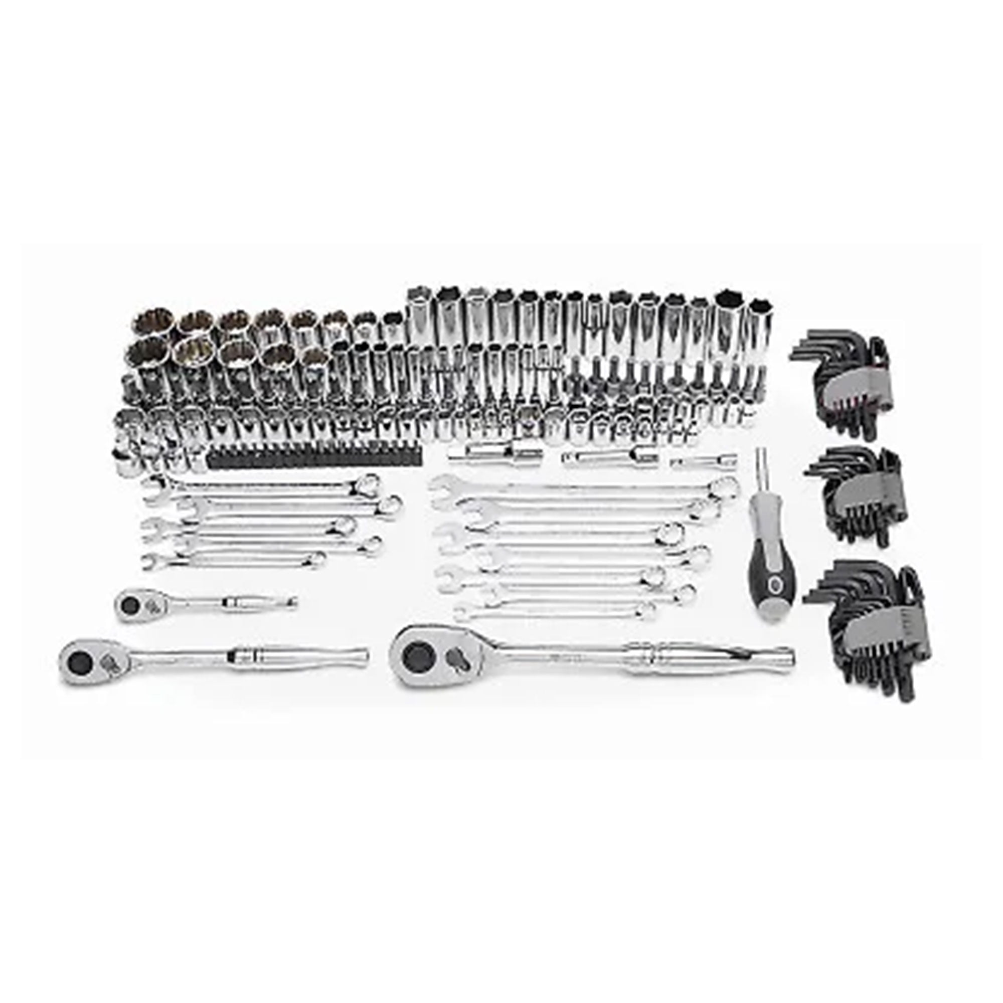 Master Mechanic 180 Piece Mechanics SAE and Metric Assorted Socket Tool ...