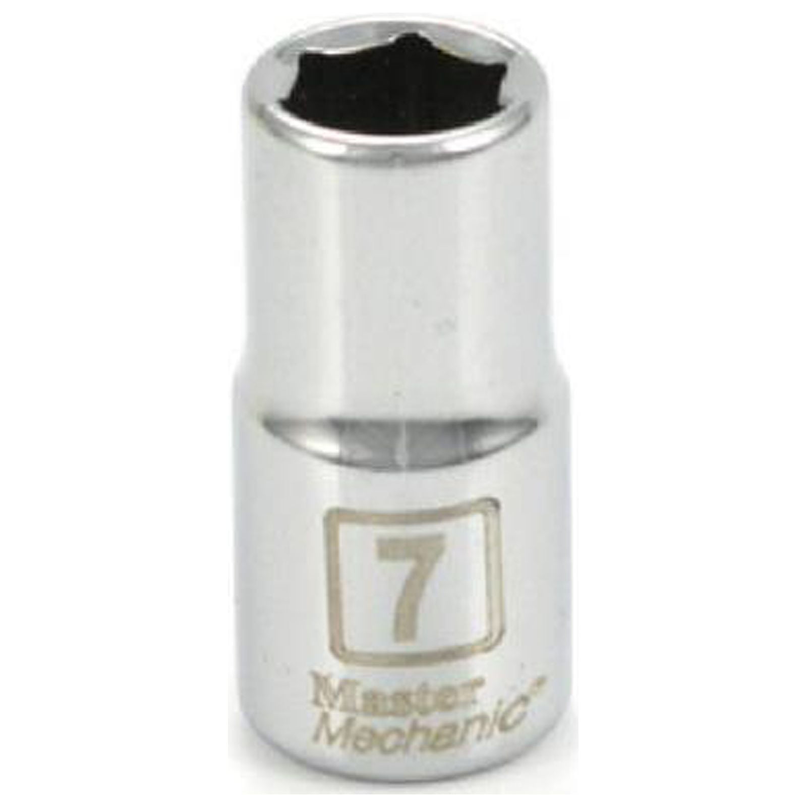 Master Mechanic 199284 Metric Shallow Socket, 6-Point, 1/4 In. Drive ...
