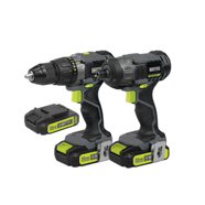 Greenworks 24V Cordless Drill & Impact Driver Set with Charger, Powered ...