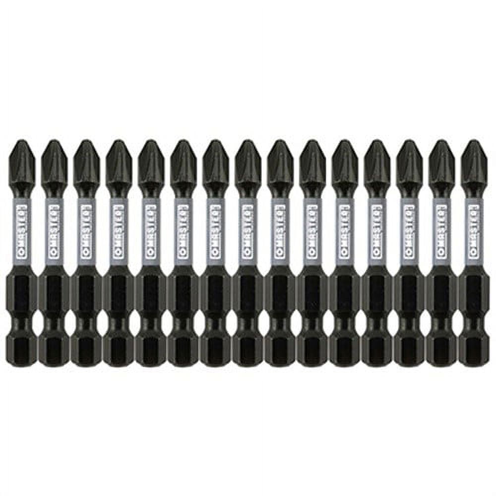 Master Mechanic 255387 Impact Power Bit, Phillips #2, 2-In., 15-Pk. - Quantity 1 - Walmart.com