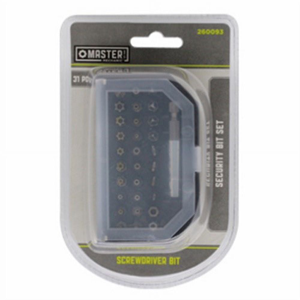 Master Mechanic 260093 Security Bit Set, Interchangeable Driving Bits ...