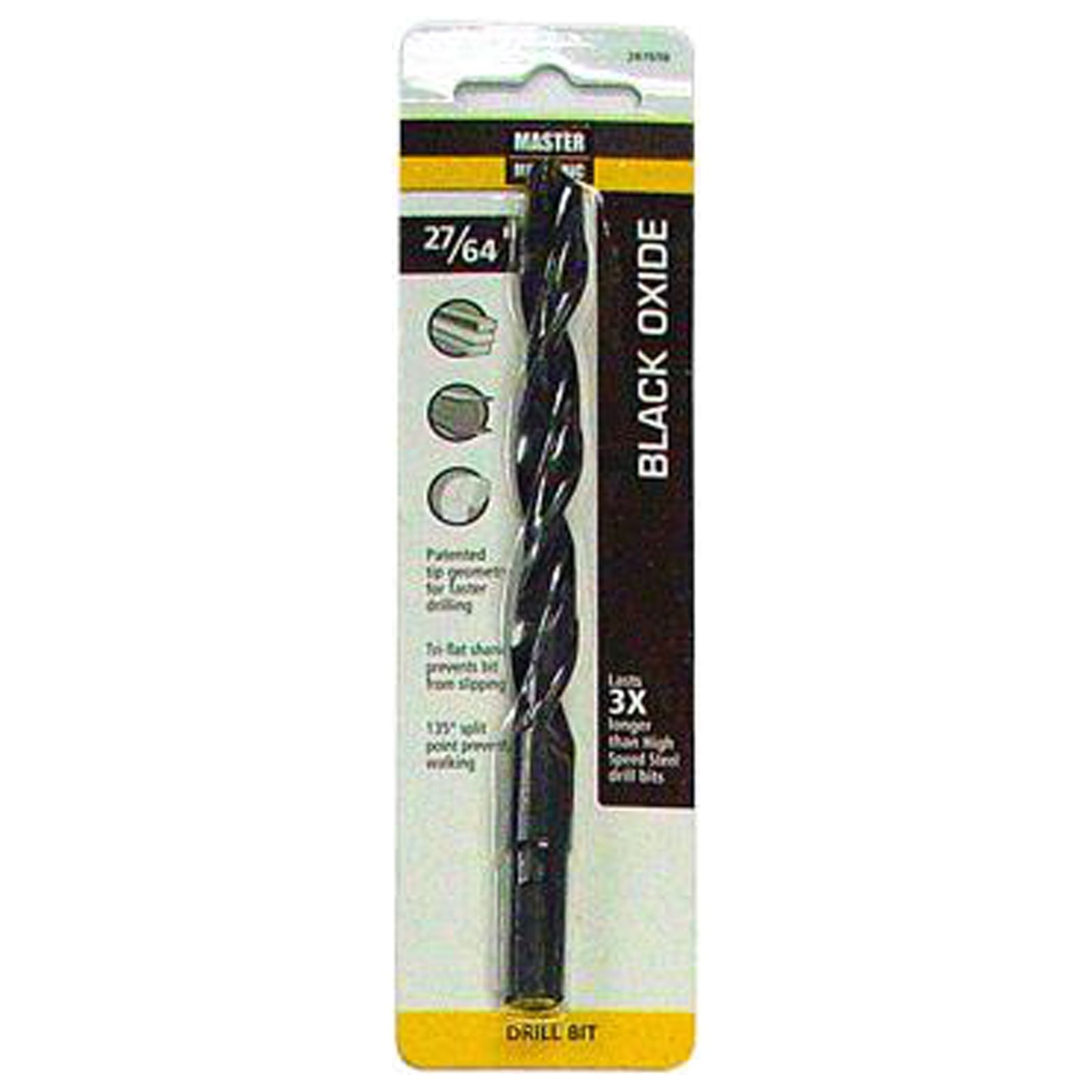 Master Mechanic 287698 Drill Bit, 27/64 x 5-3/8-In. - Quantity 5 ...