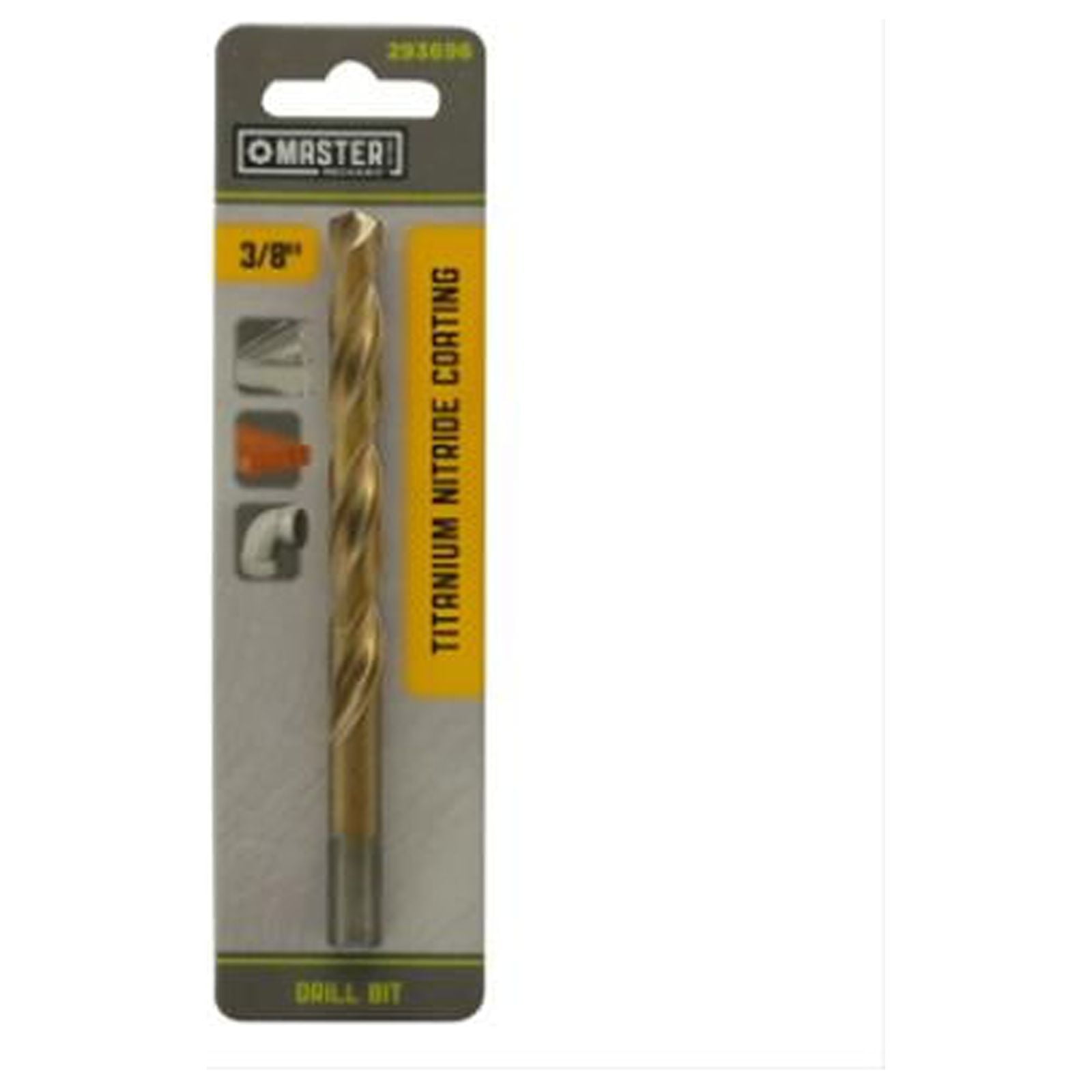 Master Mechanic 293696 3/8 x 5-In. High-Speed Steel Drill Bit, Titanium ...