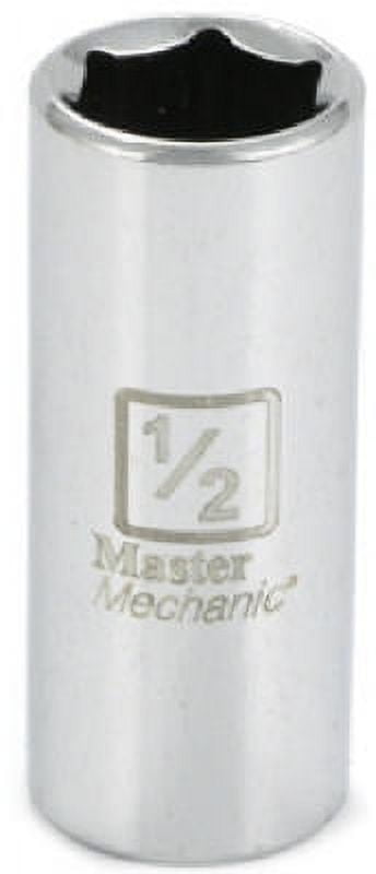 Master Mechanic 3/8" Drive 1/2" 6 Point Deep Well Socket, Each ...