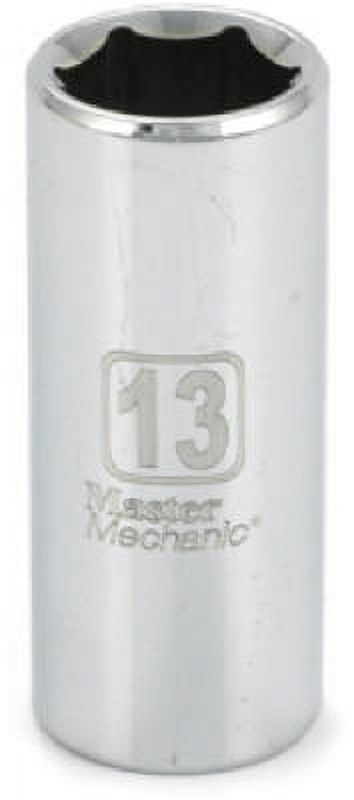 Master Mechanic 3/8" Drive 13MM 6 Point Deep Well Socket, Each - Walmart.com