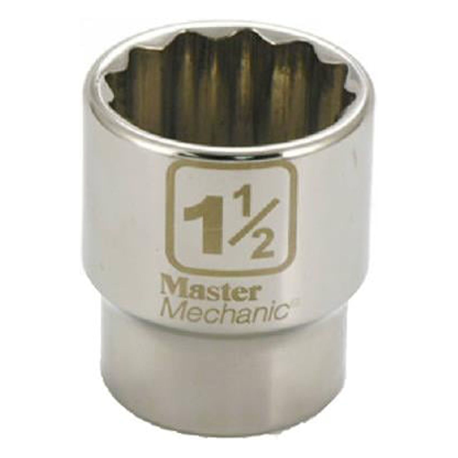 Master Mechanic 359372 3/4 In. Drive, 1-1/2 In., 12-Point Socket ...