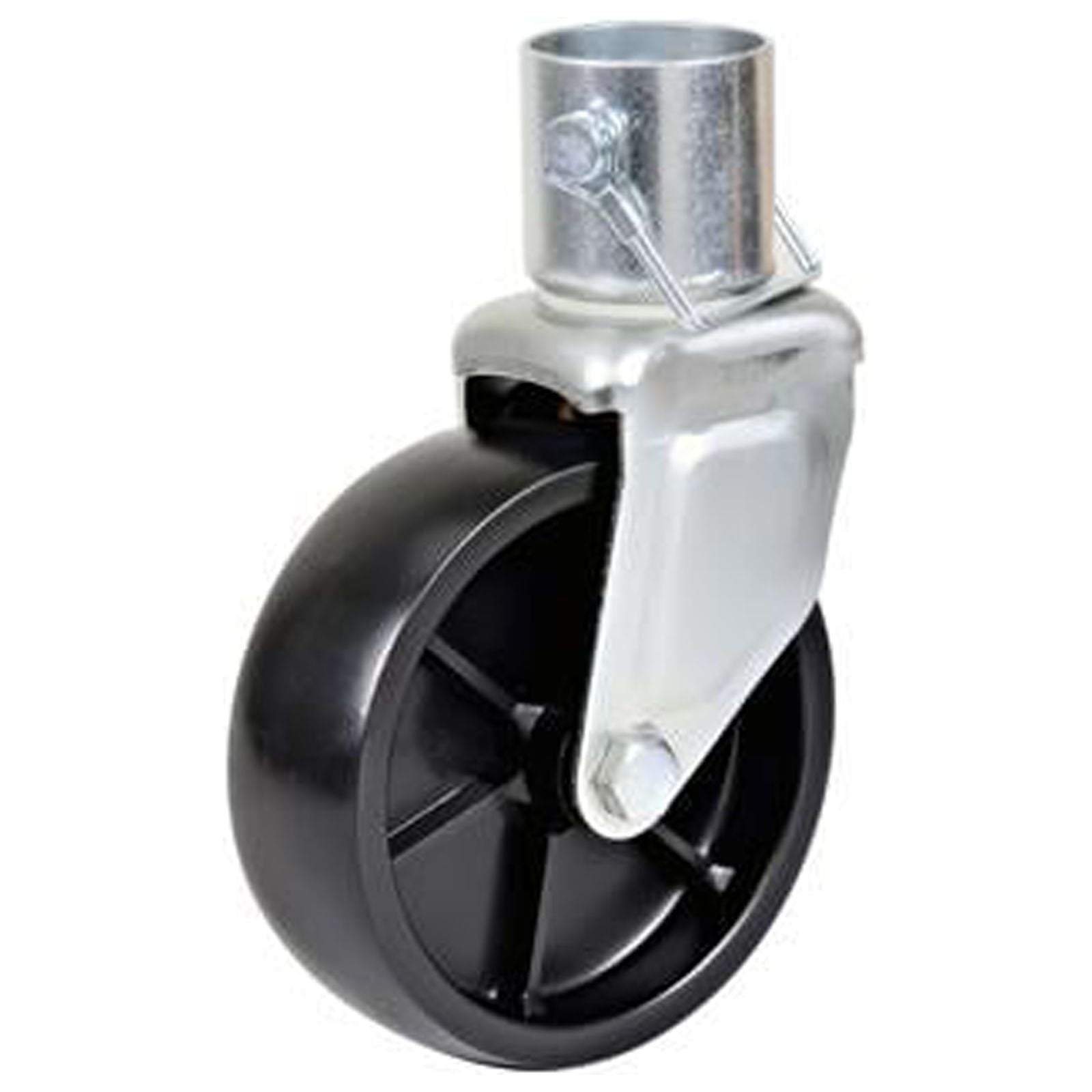 Master Mechanic 3801S139 Trailer Jack Caster With Poly Wheel - Quantity ...
