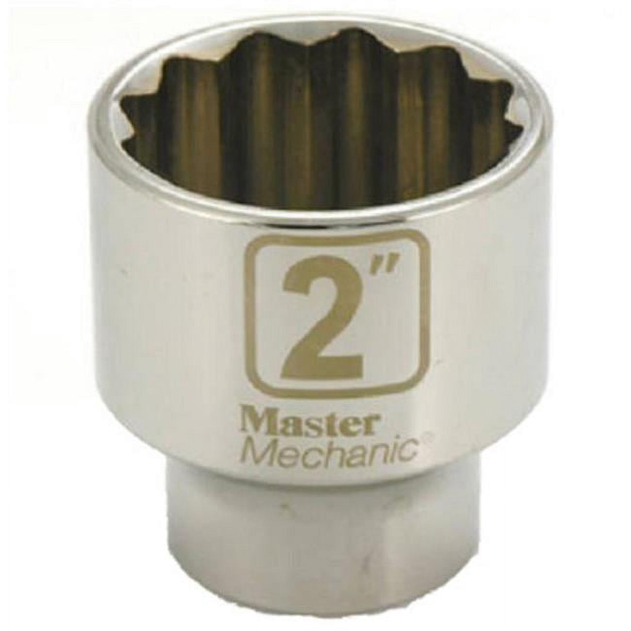 Master Mechanic 383471 3/4 In. Drive, 2 In., 12-Point Socket - Quantity ...