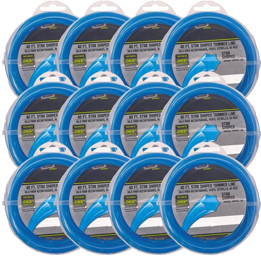 Master Mechanic 40 ft x .065 in Star Shaped Universal Trimmer Line for ...