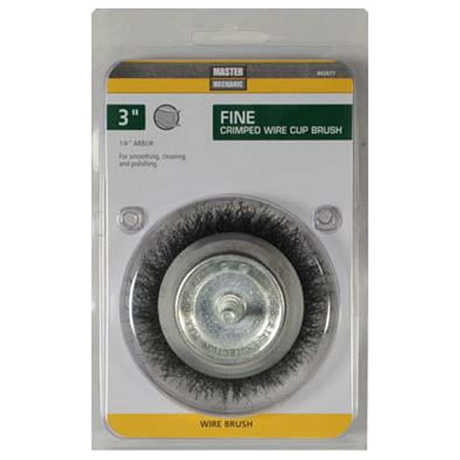 Master Mechanic 842677 3-Inch Fine Crimped Wire Cup Brush - Quantity 6 ...