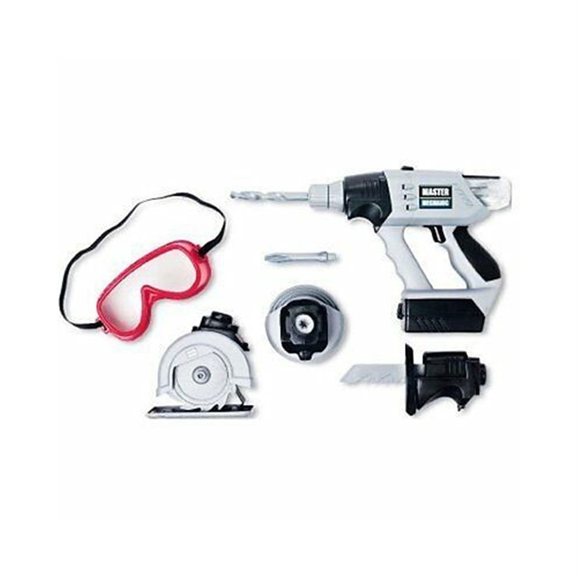 Master Mechanic Carpenter Power Tool Toy 8 Piece Play Set - Walmart.com