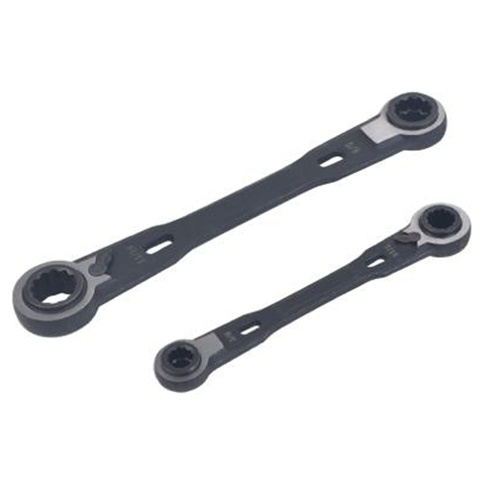 Master Mechanic DR81035AS 2-Pc. Dual Box Ratcheting Wrench Set, SAE ...