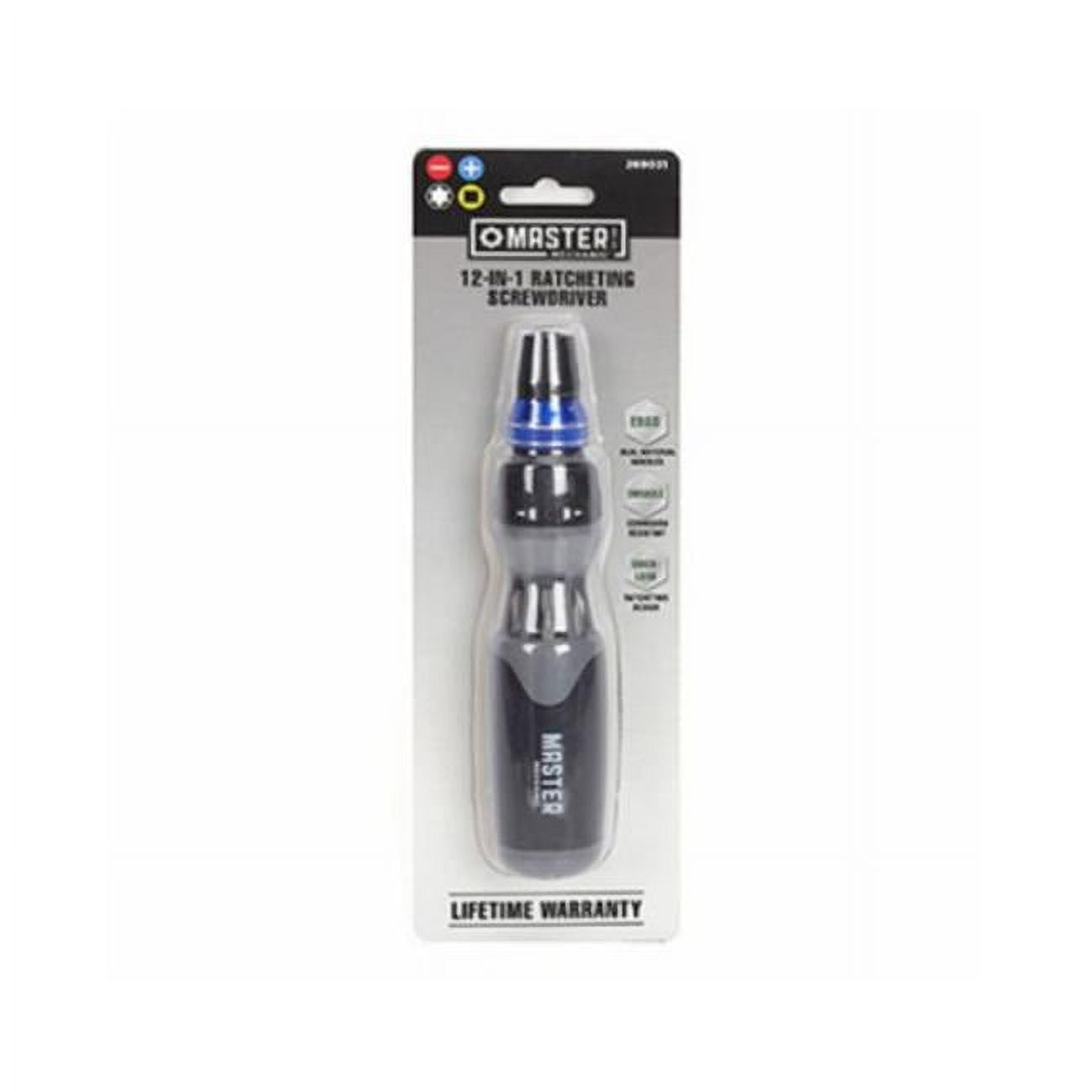 Master Mechanic GSTV20200316 12-In-1 Ratcheting Screwdriver, Handle ...