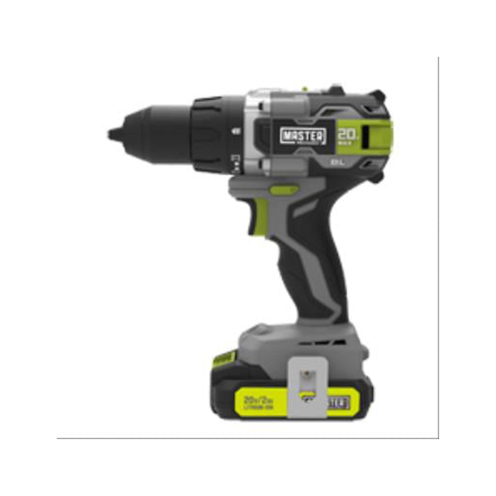 Master Mechanic ML-CD183GD-200S 20-Volt Compact Cordless Drill Kit ...
