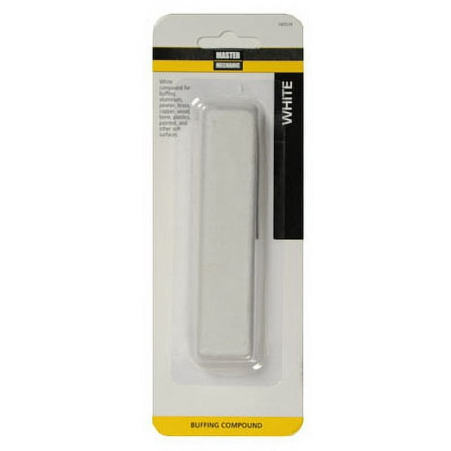 Master Mechanic Plastic White Rouge Buffing Compound Gives A Bright Sh ...