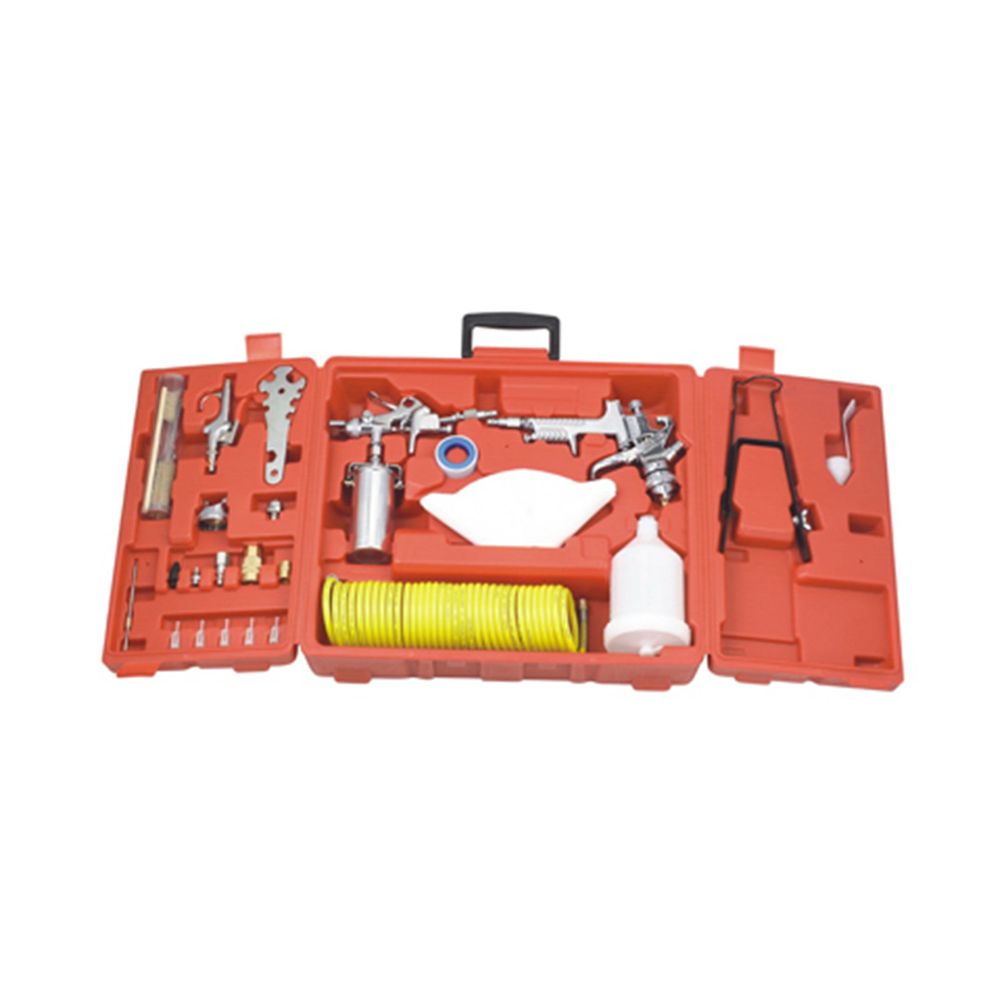 Master Mechanic Spray Gun Kit with Cleaning Brush Set & Easy Trigger ...