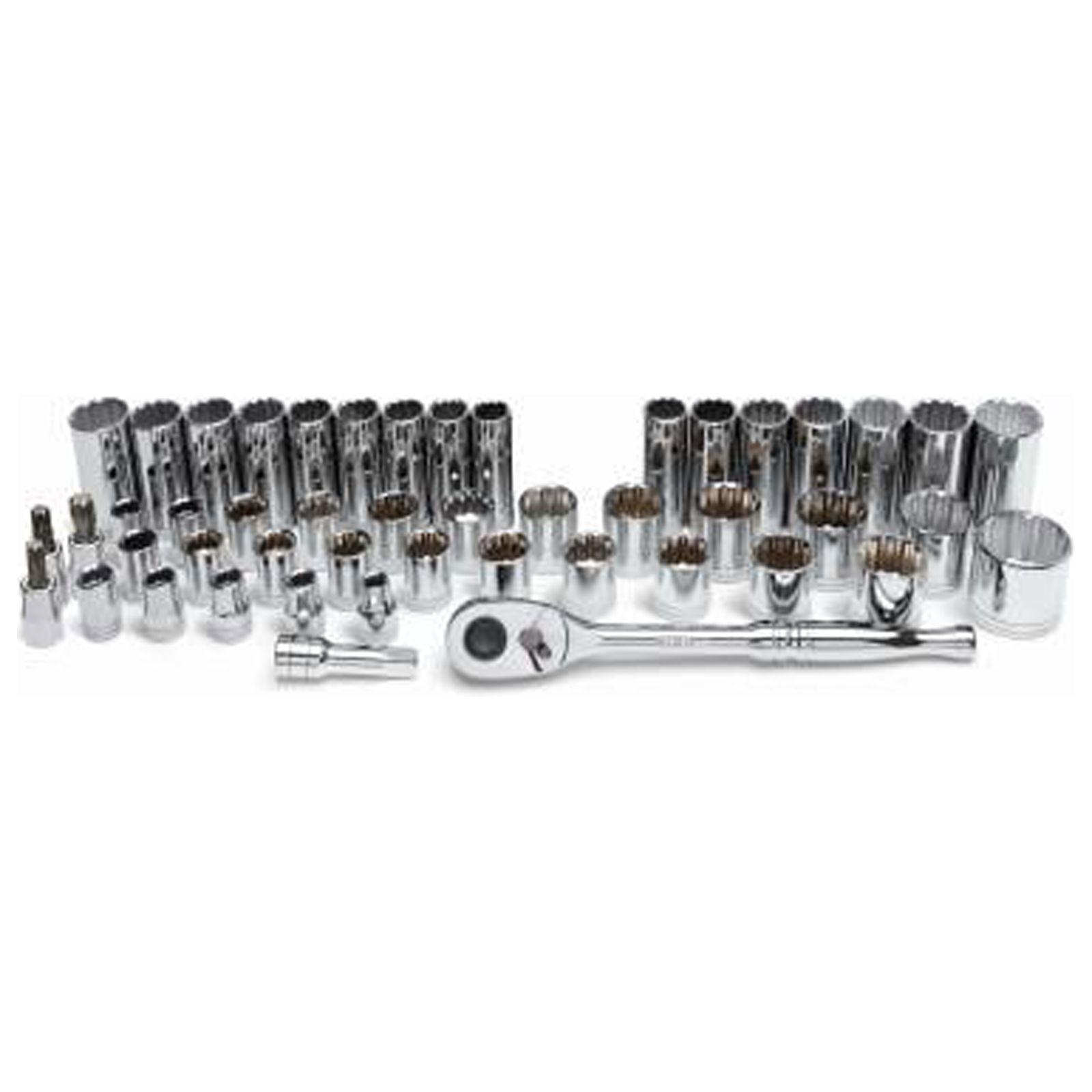 Master Mechanic TV048129 48-Pc. Mechanics SAE/Metric Socket Tool Set, 1 ...
