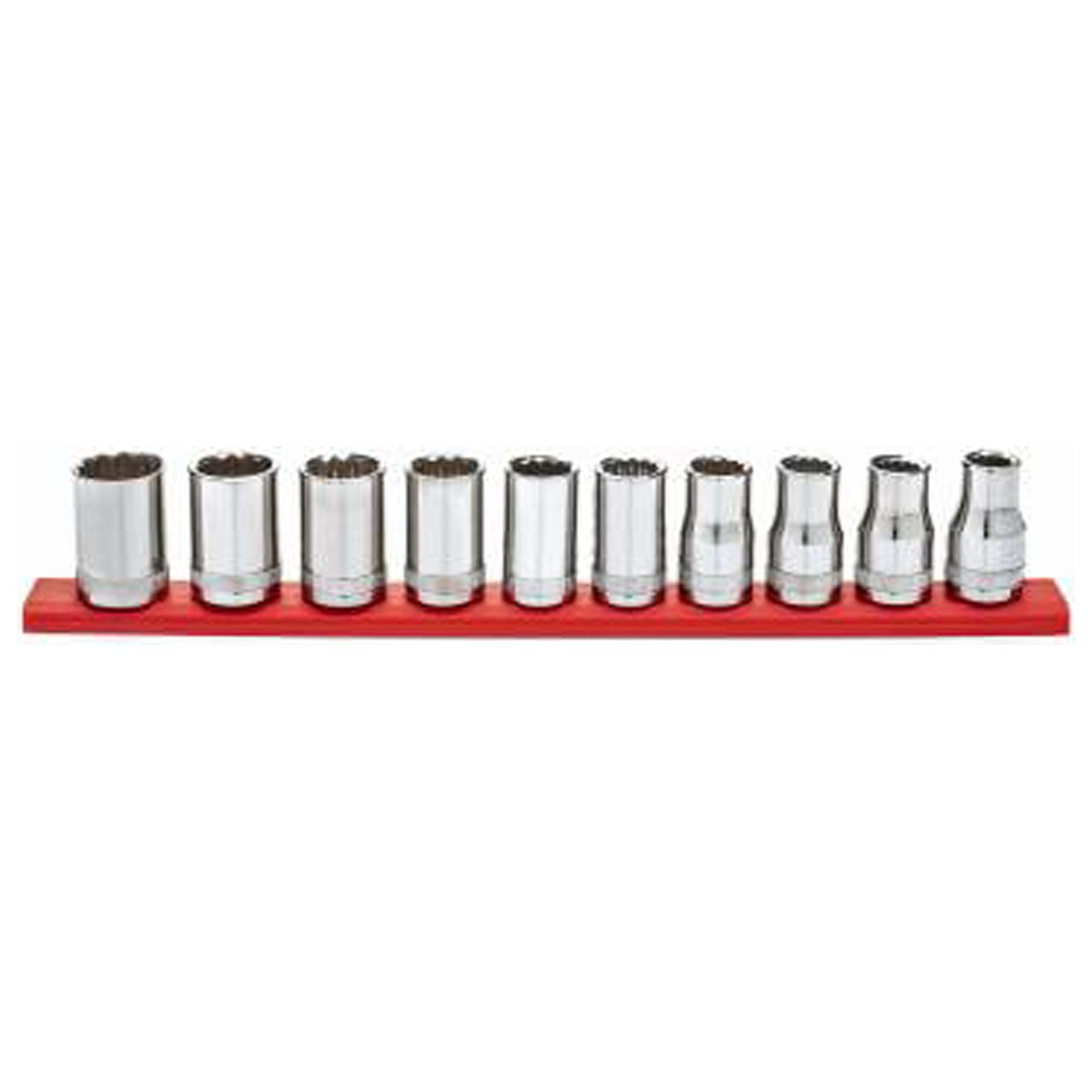 Master Mechanic TV1214113 10-Pc. SAE Socket Set, 1/4 In. Drive ...