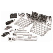 Master Mechanic TV0901438 90-Pc. Mechanics SAE/Metric Socket Tool Set, 1/4 & 3/8 In. Drive ...