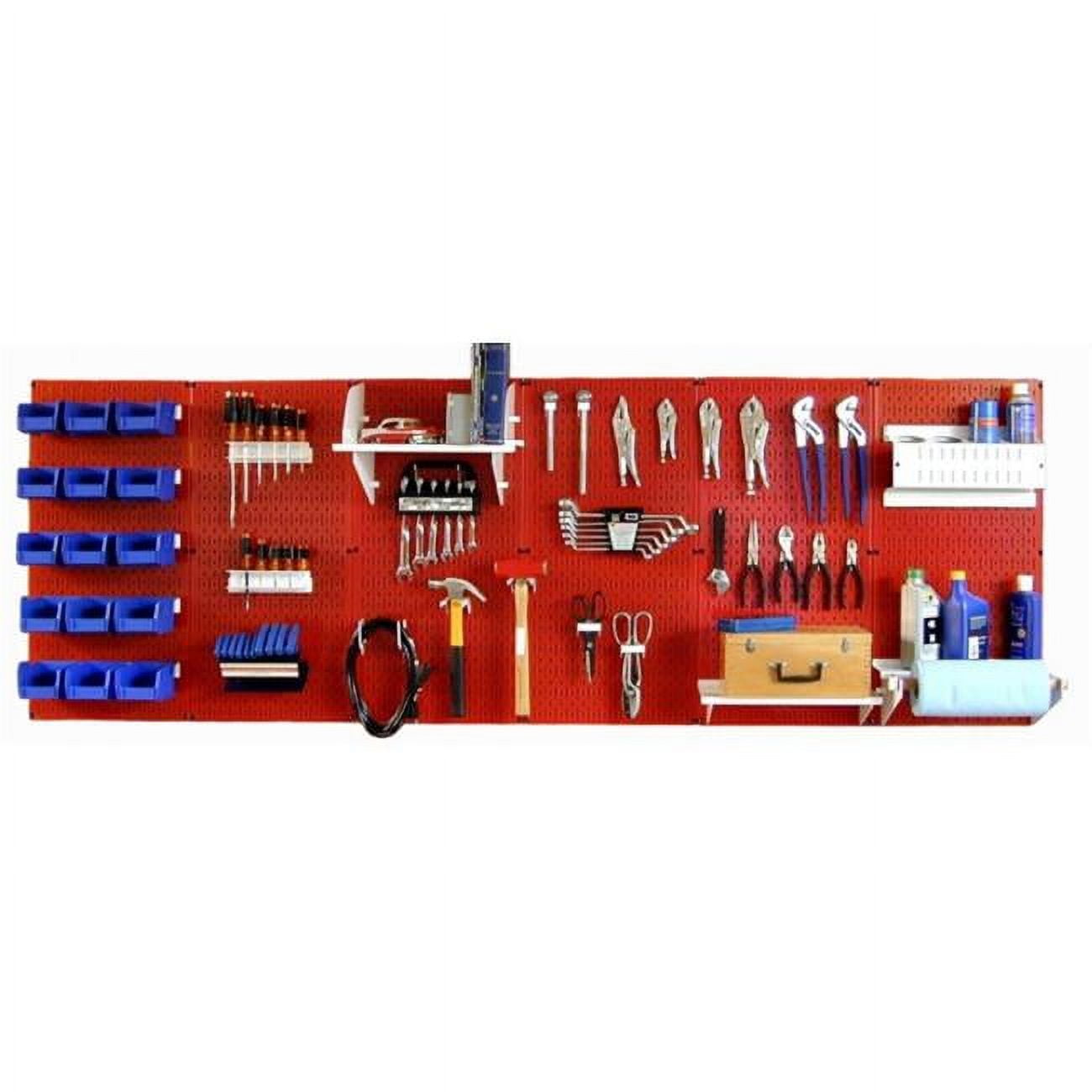 Master Metal Pegboard Workbench Kit -6 Panel Kit - Walmart.com