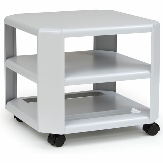Master Mobile Printer Stand, Three-Shelf, 17-4/5w x 17-4/5d x 14-3/4h ...