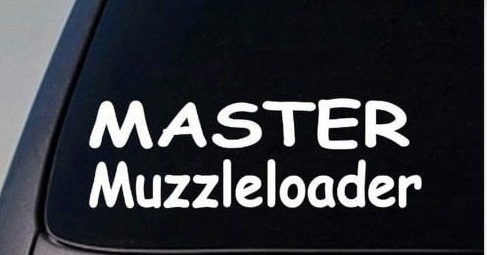Master Muzzleloader 6" Sticker Deer Hunting Powder Horn Black Powder ...