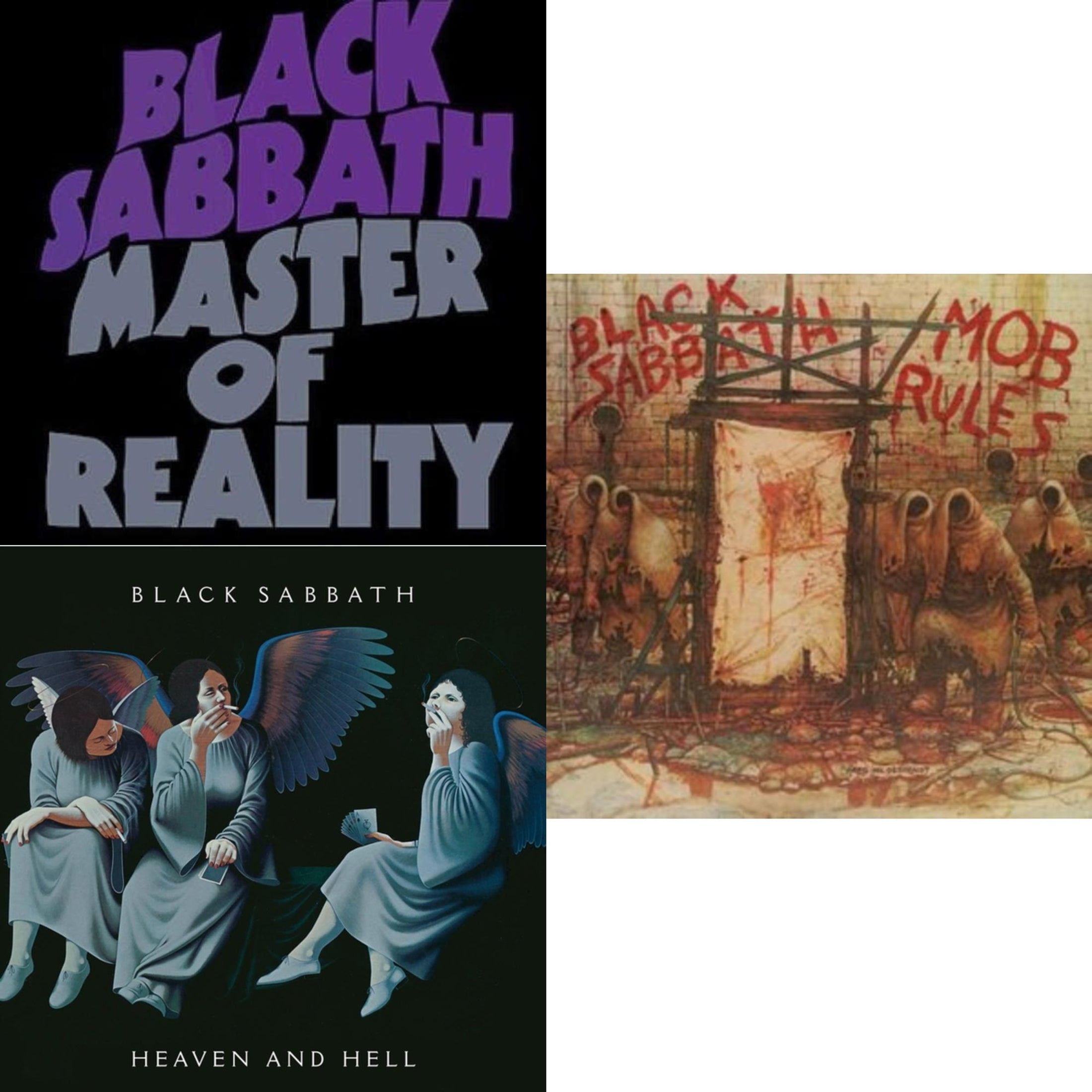 Master Of Reality & Heaven & Hell (Deluxe/2LP) & Mob Rules (Deluxe/2LP ...