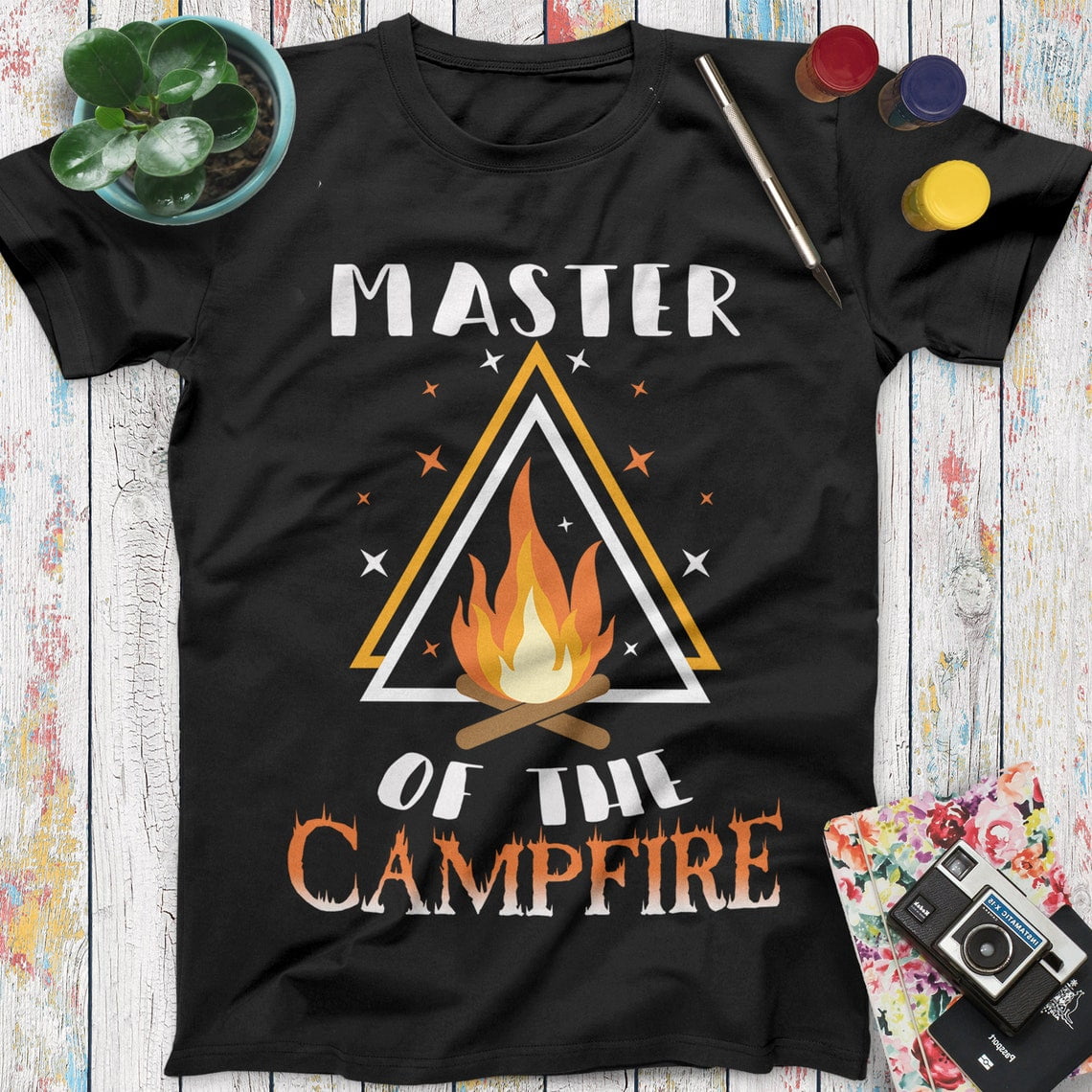 Master Of The Campfire Gift For Camper Tee Shirt Camping T Shirt ...