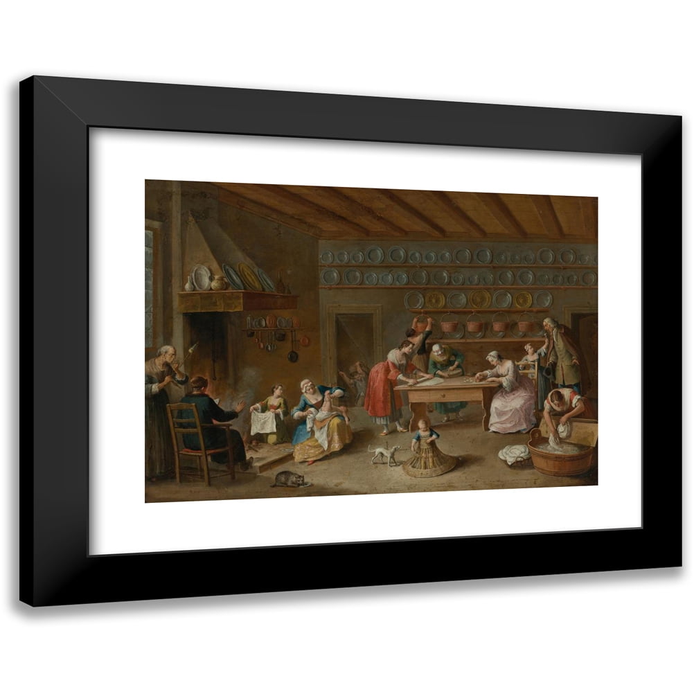 Master Of The Ridotto 24x18 Black Modern Framed Museum Art Print Titled ...