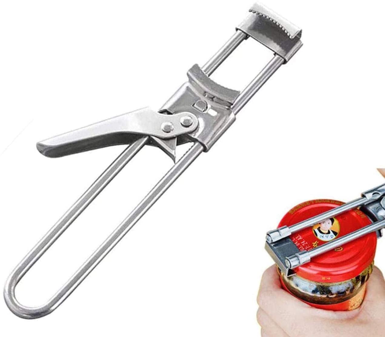 WeituSports Adjustable Jar Opener, Stainless Steel Multifunctional ...