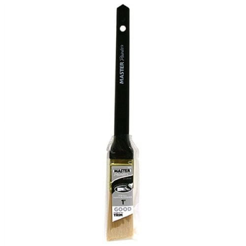 Master Painter 30210TVA Basic 1" Angle Cut Polyester Sash Paint Brush ...