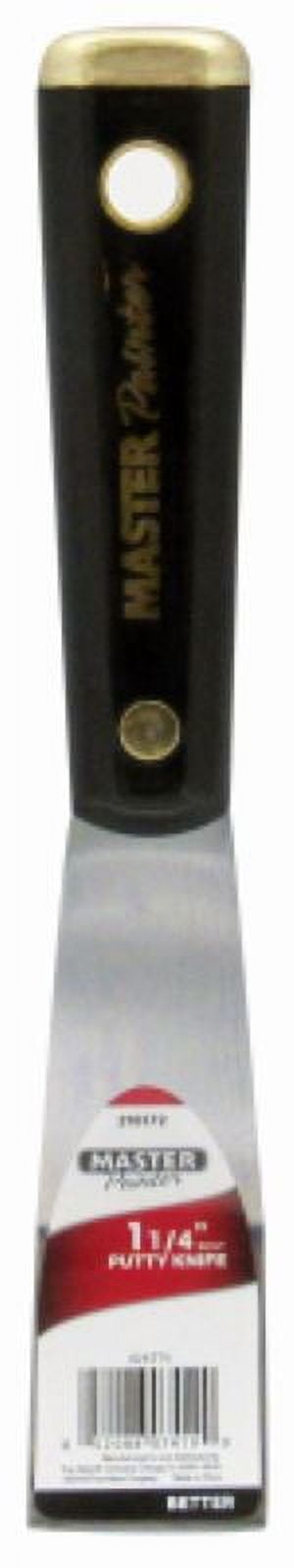 Master Painter 4243TV 1-1/4" Inch Bent Putty Knife With Solvent ...