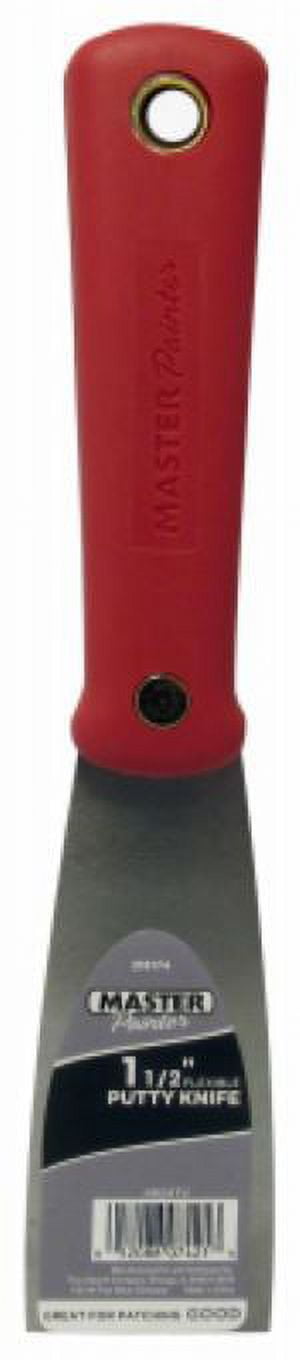 Master Painter 4824TV 1.5" Inch Carbon Steel Flexible Putty Knife ...
