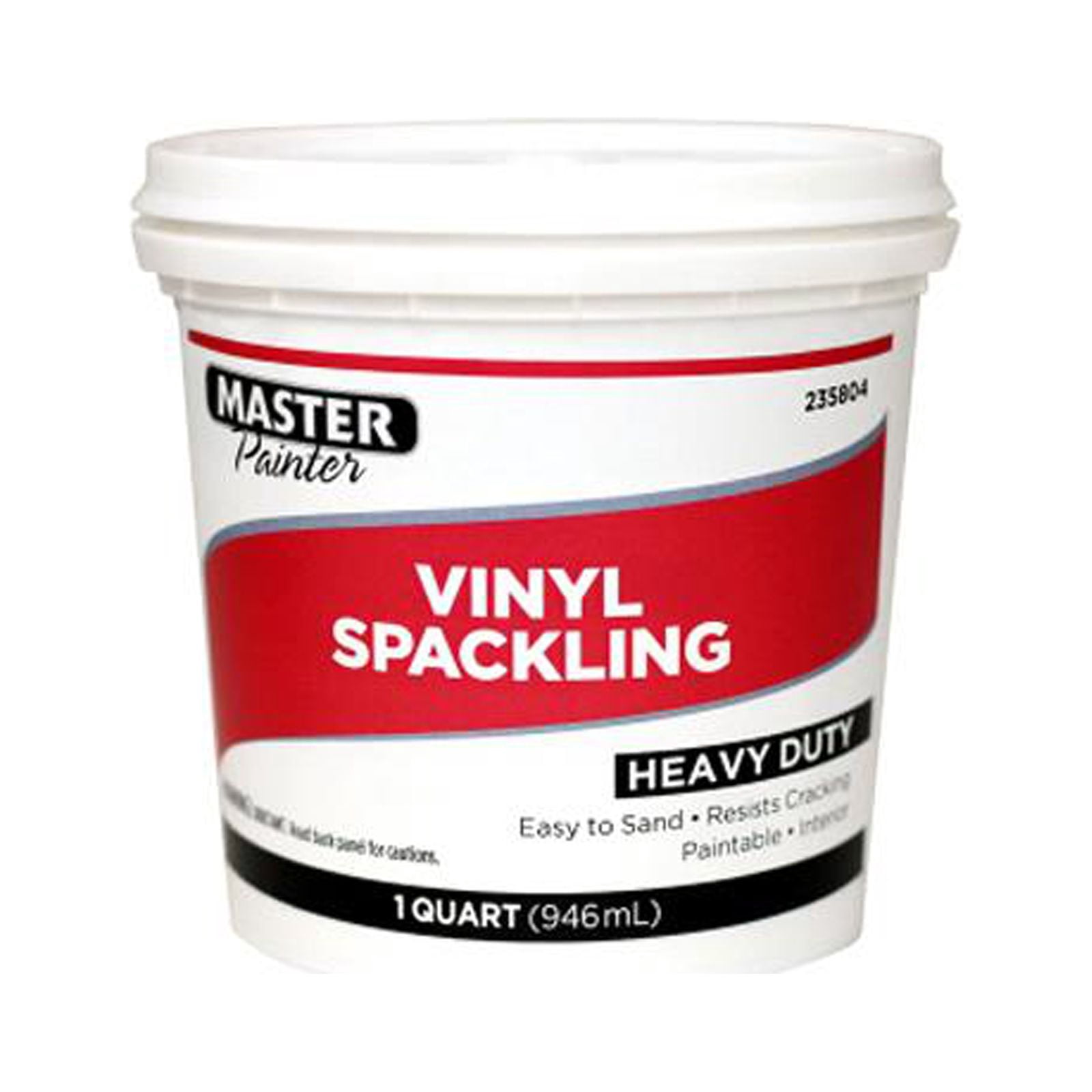 Master Painter 7079808735 Vinyl Spackling Paste, 1-Qt. - Quantity 6 ...