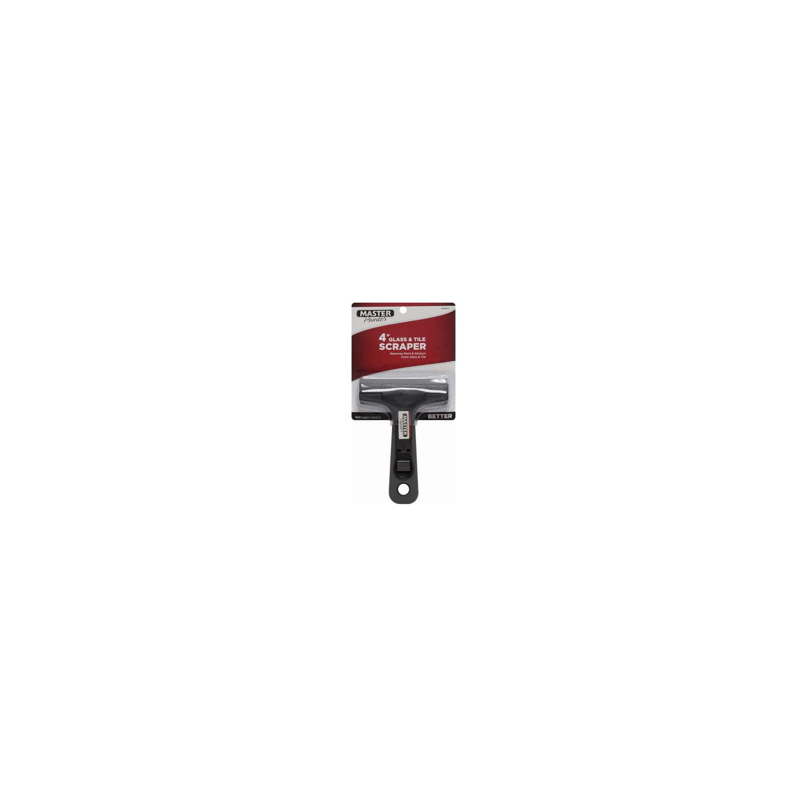 Master Painter GTS Soft Grip Wide Glass & Tile Scraper, 4-In ...