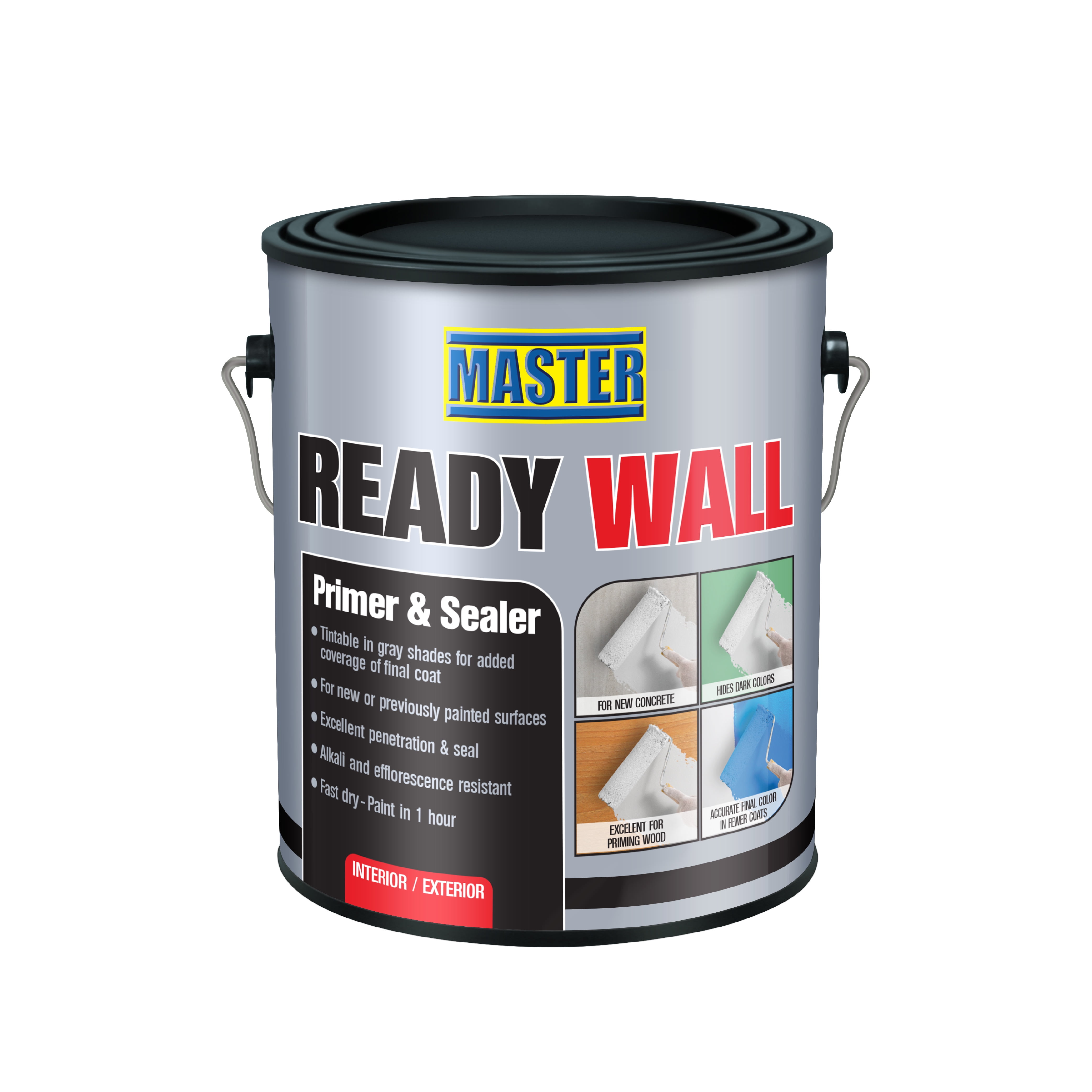Master Paints Ready Wall Primer and Sealer, 1 gl - Walmart.com