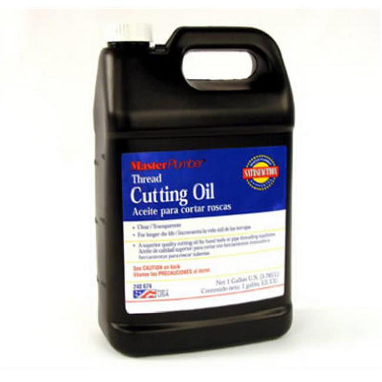 Master Plumber 016155 Thread Cutting Oil, Clear, Gallon - Quantity 1 ...
