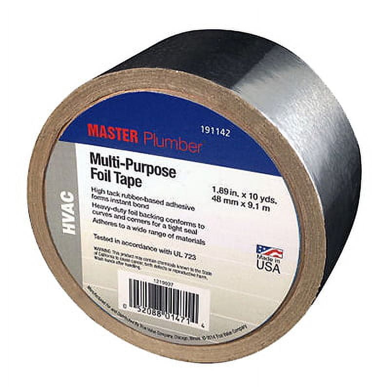 Berry Plastics Tapes-Coating Master Plumber MP 1.89 in. x 10 Yard Foil ...