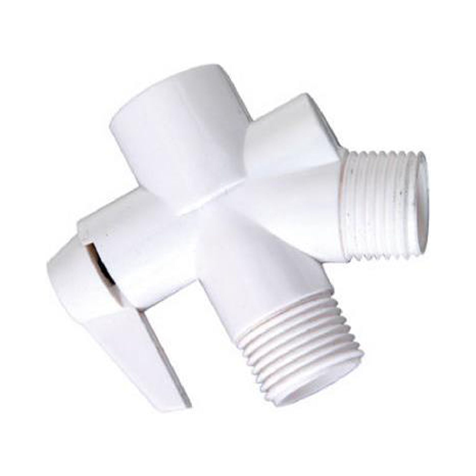 Master Plumber 543-205 White Plastic Shower Flow Diverter - Quantity 5 ...