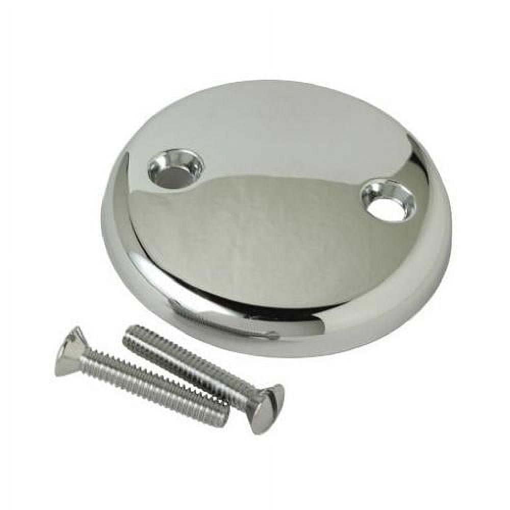 Master Plumber 776-446 Bath Tub Drain Overflow Face Plate, Chrome, Each ...